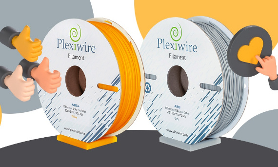 Filamenty ABS i ABS+ od Plexiwire | Sklep.Plexiwire.Pl